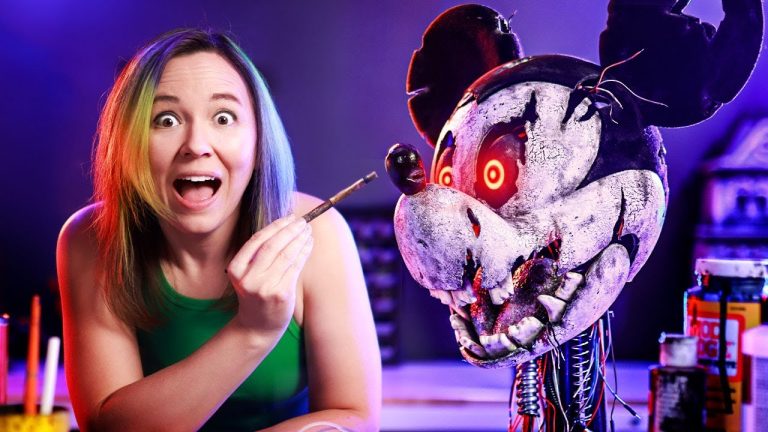 The Making of a SCARY Mickey Mouse Animatronic - JMARTs HAUNT