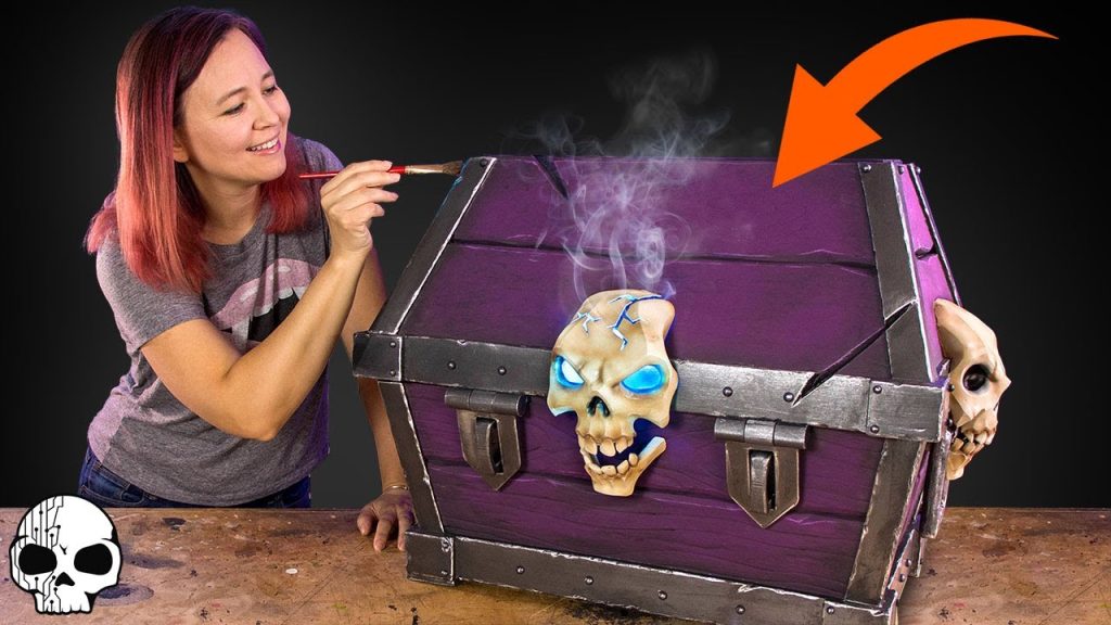 Making a Pirate Treasure Chest DIY Halloween Props - JMARTs HAUNT